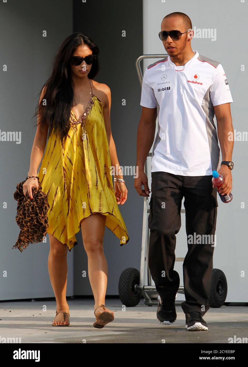 Girlfriend of lewis hamilton hi-res stock photography and images - Alamy