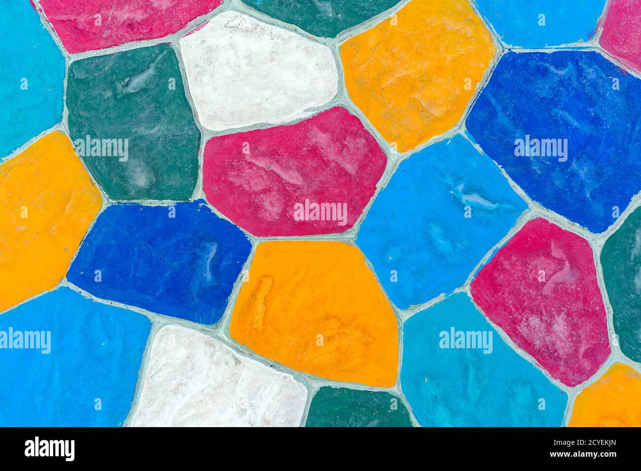 Different colored paving stones hi-res stock photography and images - Alamy