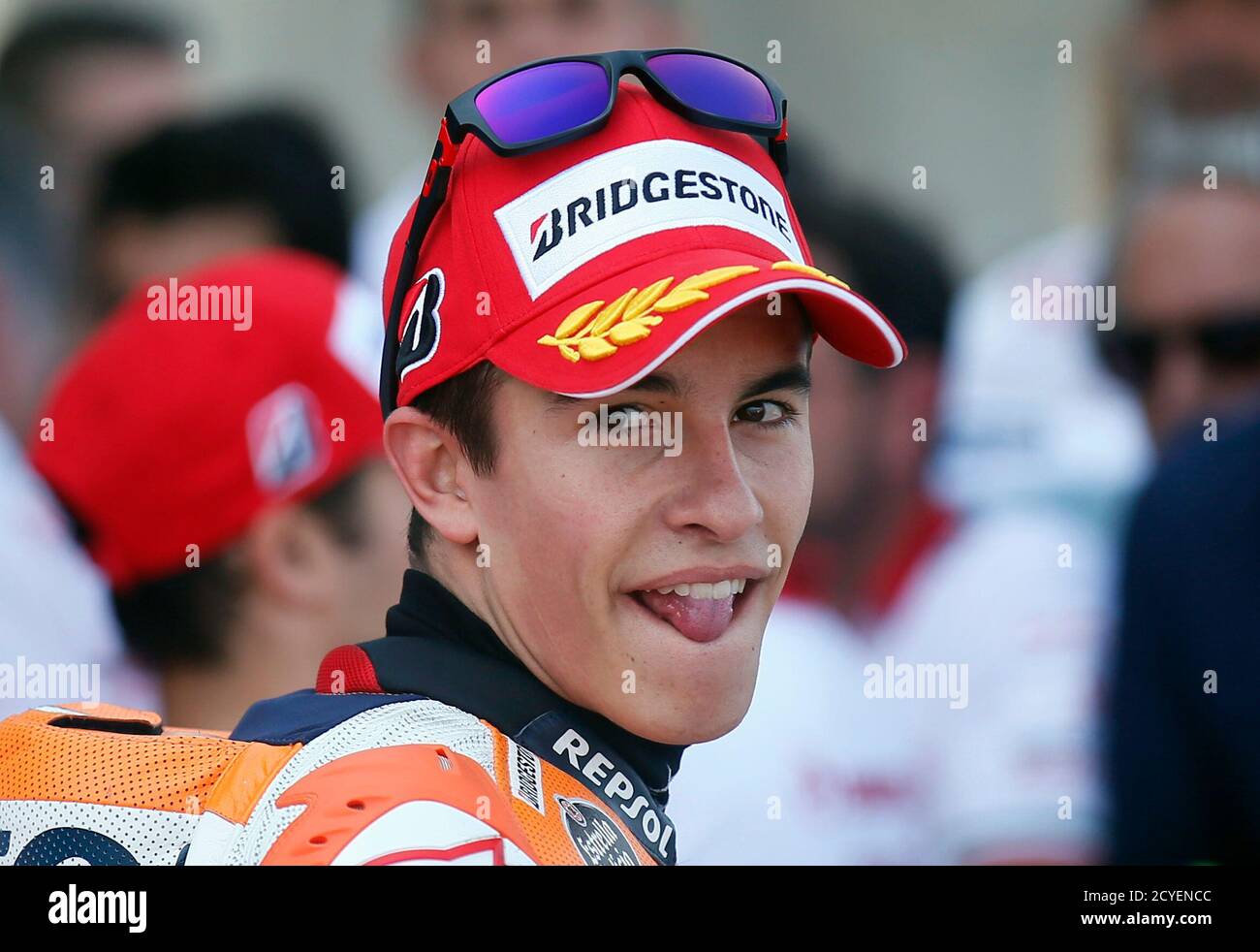 Marc marquez celebrating hi-res stock photography and images - Alamy