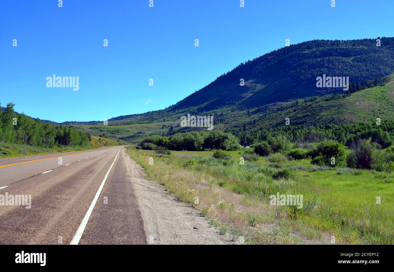 Northern Utah Highway 89 Stock Photo - Alamy