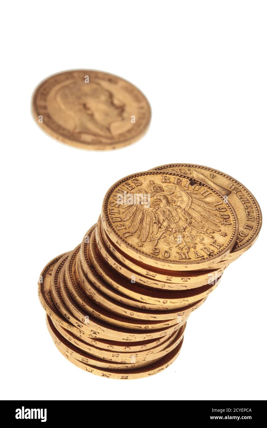 German gold mark Cut Out Stock Images & Pictures - Alamy