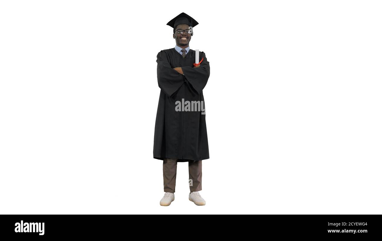 Excited student in class Cut Out Stock Images & Pictures - Alamy