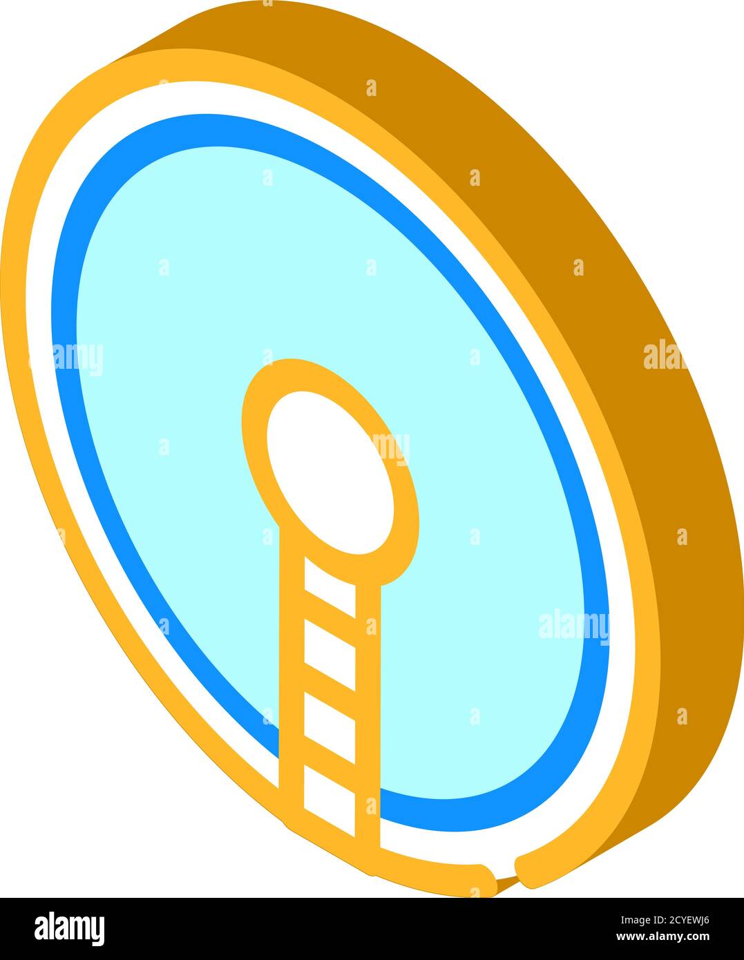 sewage treatment plant isometric icon vector illustration Stock Vector ...