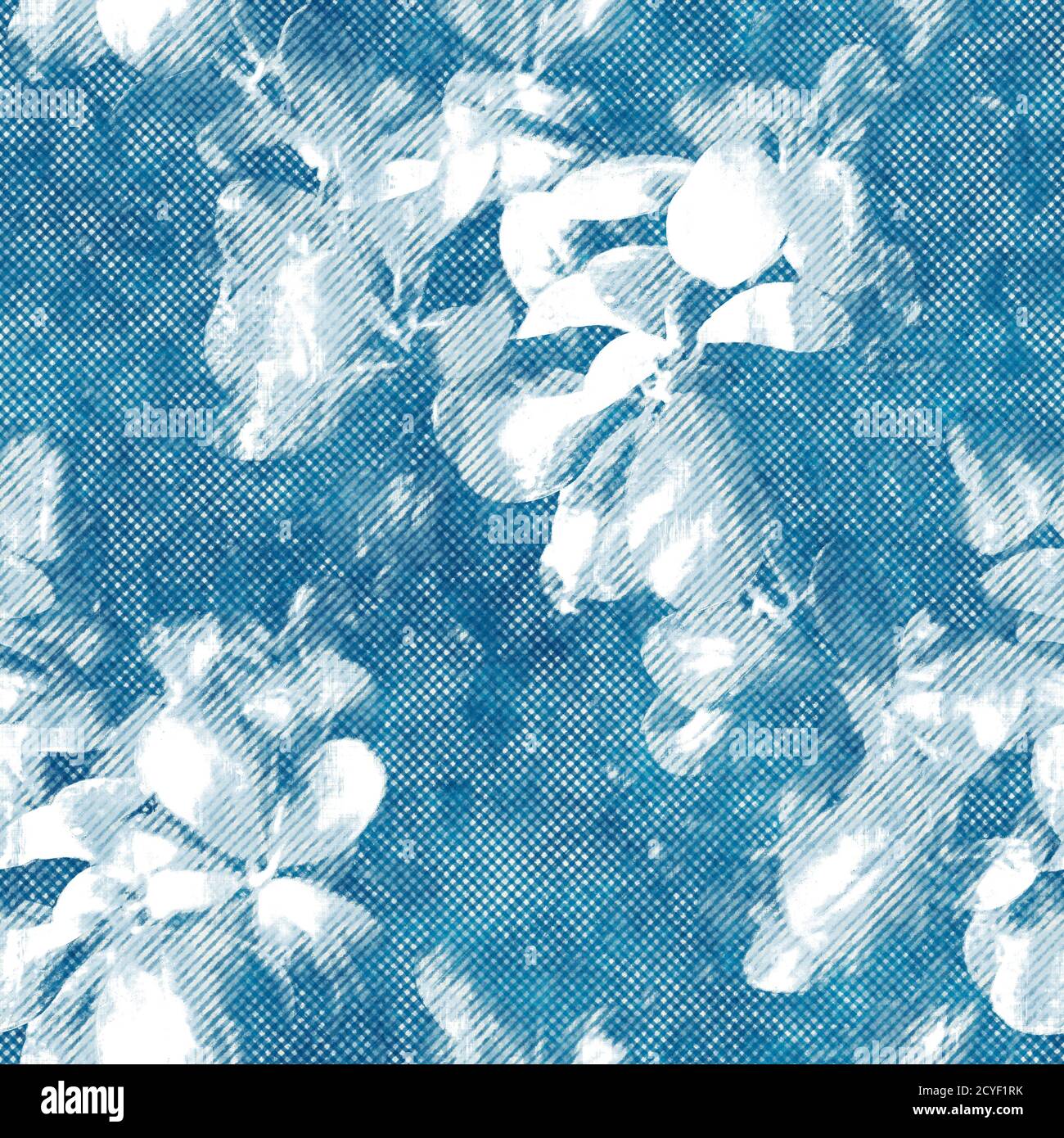 Seamless blue ink pen crosshatch blueprint pattern Stock Photo - Alamy