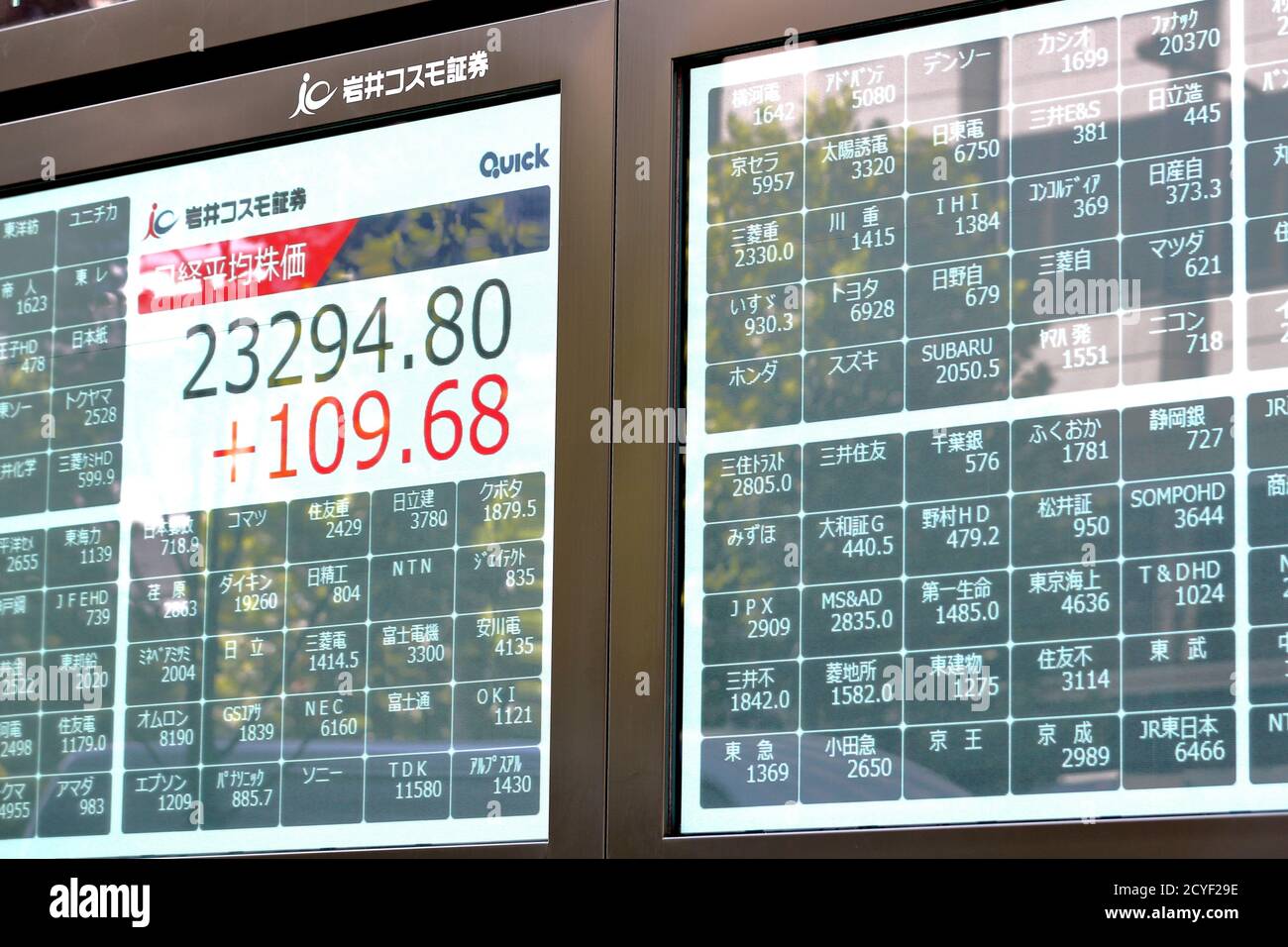 Tokyo stock exchange outage hi-res stock photography and images - Alamy