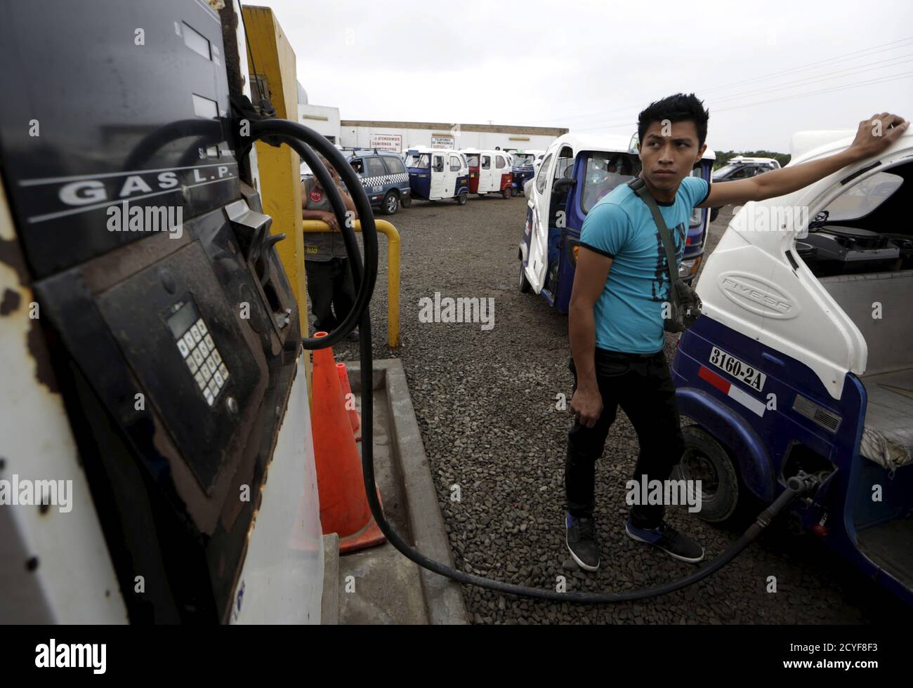 Liquefied petroleum gas vehicle hi-res stock photography and images - Alamy
