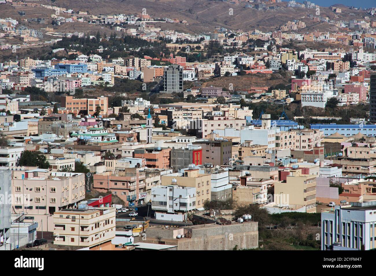 The panoramic view of Abha city, Saudi Arabia Stock Photo - Alamy