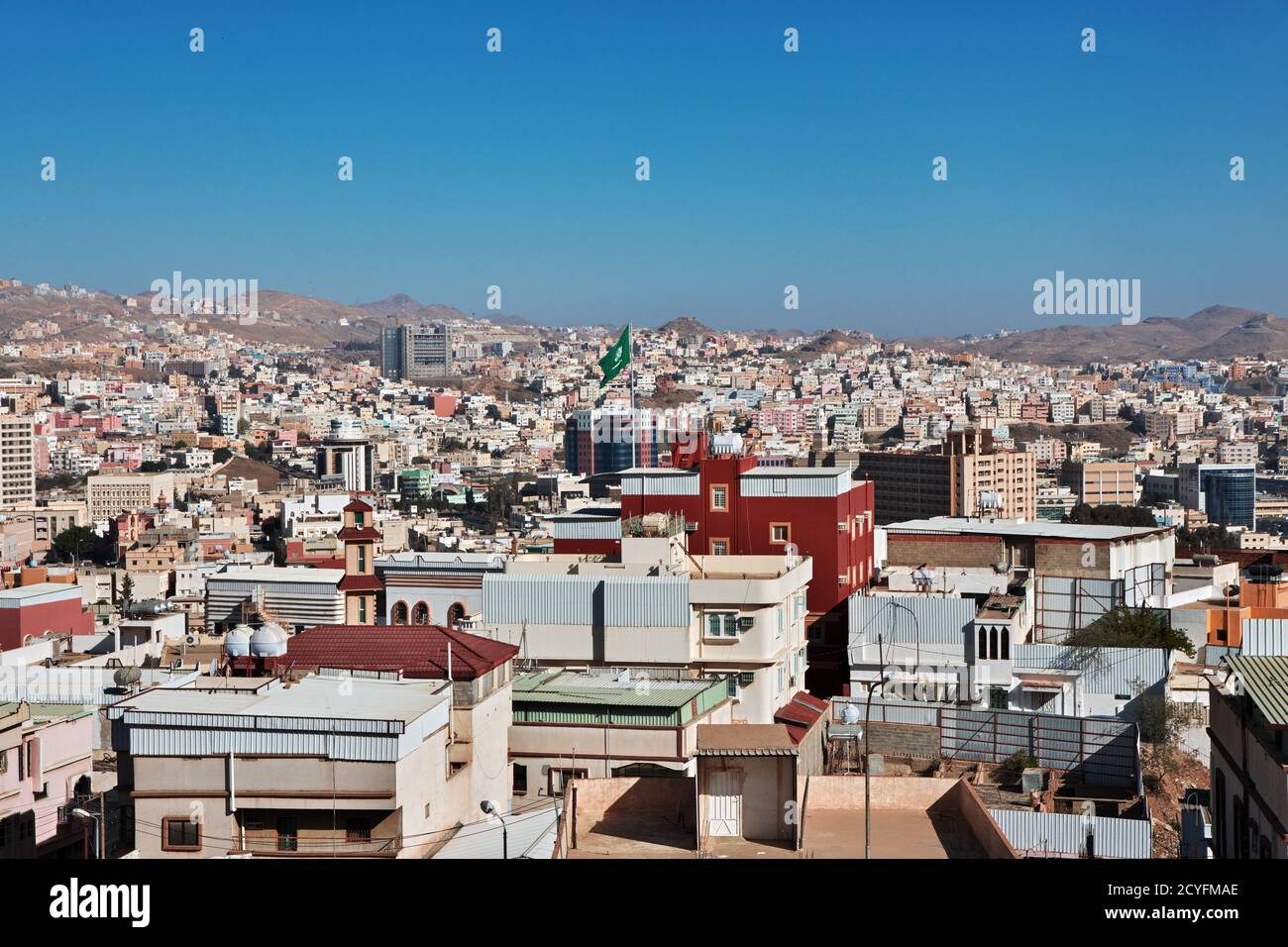 The panoramic view of Abha city, Saudi Arabia Stock Photo - Alamy