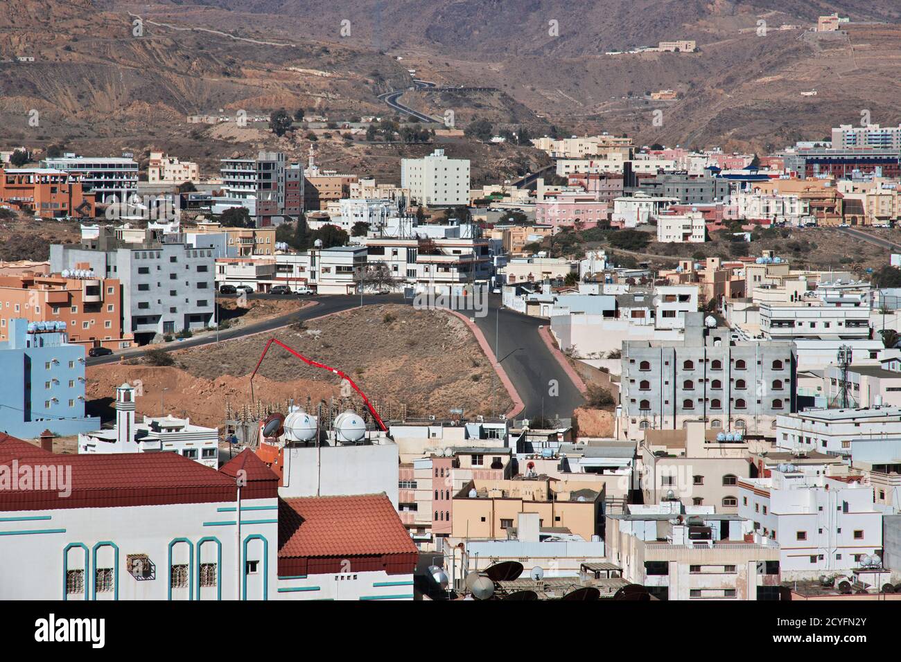 The panoramic view of Abha city, Saudi Arabia Stock Photo - Alamy