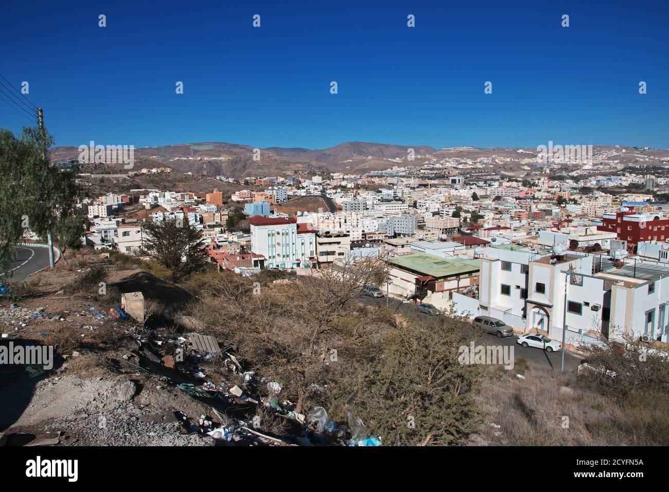The panoramic view of Abha city, Saudi Arabia Stock Photo - Alamy