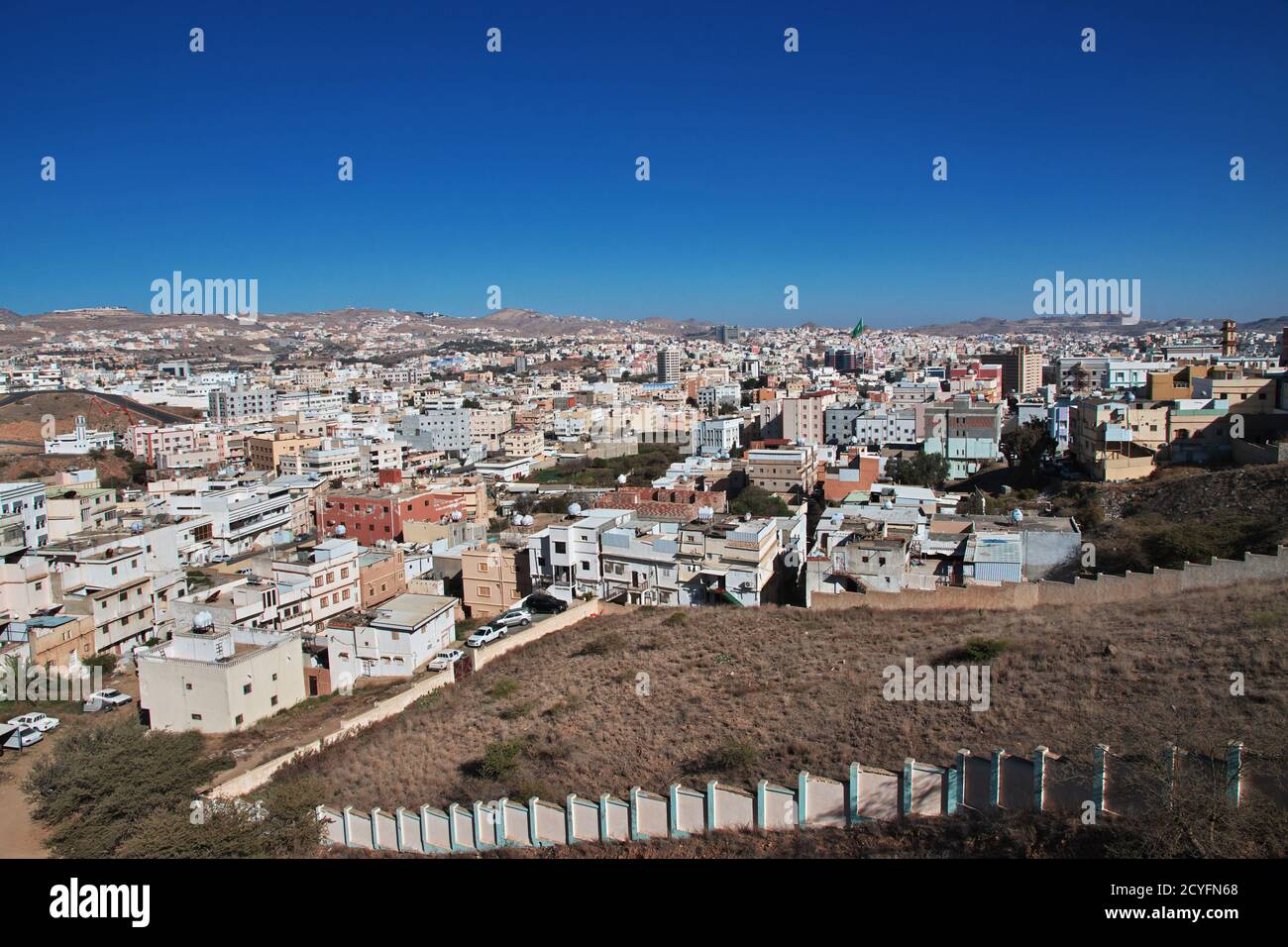 The panoramic view of Abha city, Saudi Arabia Stock Photo - Alamy