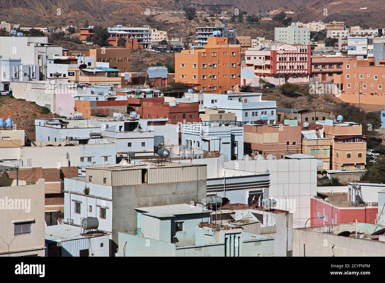 The panoramic view of Abha city, Saudi Arabia Stock Photo - Alamy