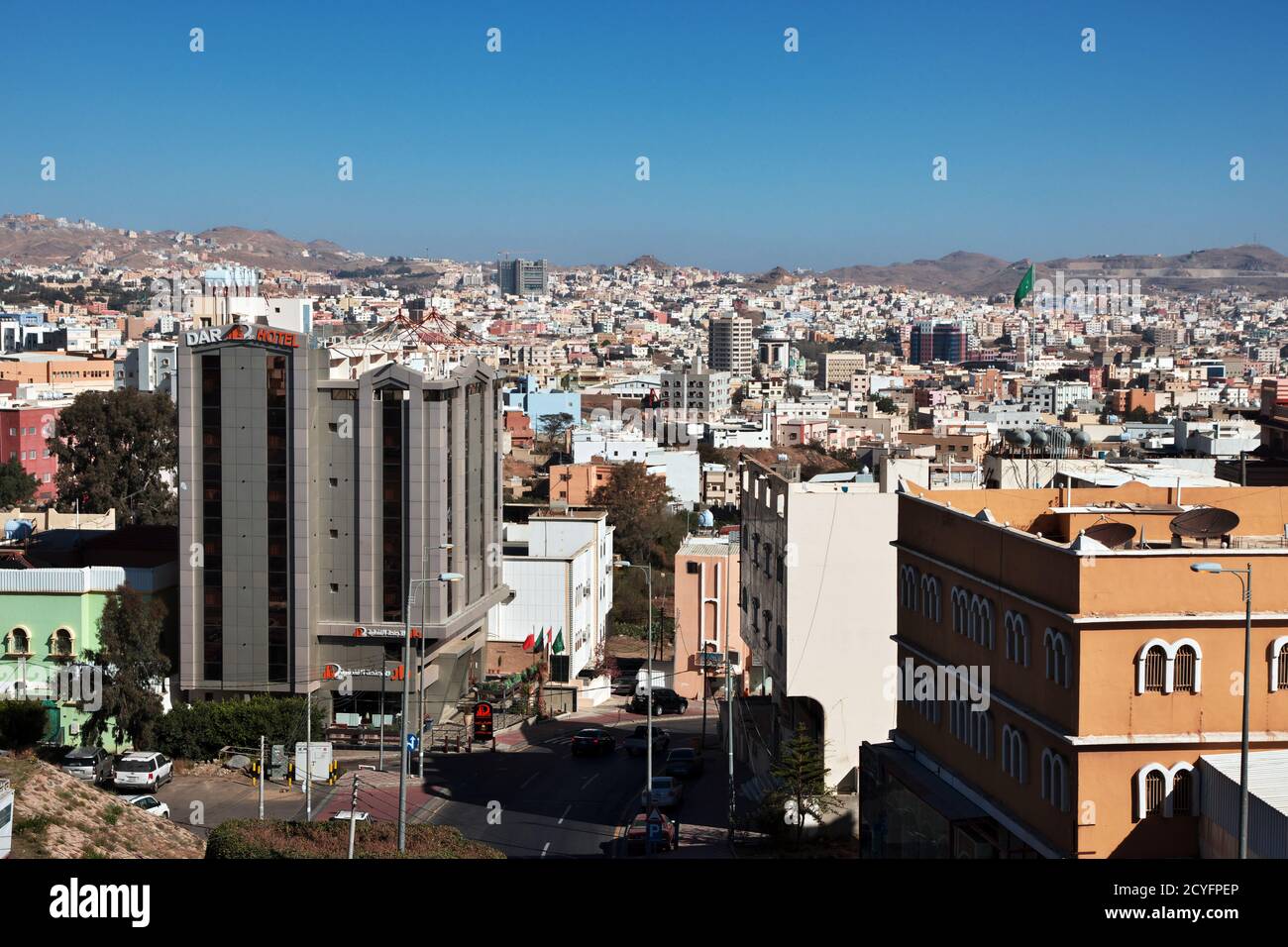The panoramic view of Abha city, Saudi Arabia Stock Photo - Alamy