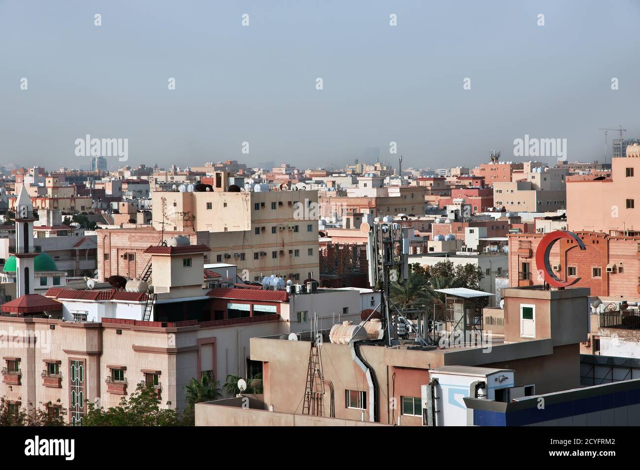 The panoramic view of Jeddah city, Saudi Arabia Stock Photo - Alamy