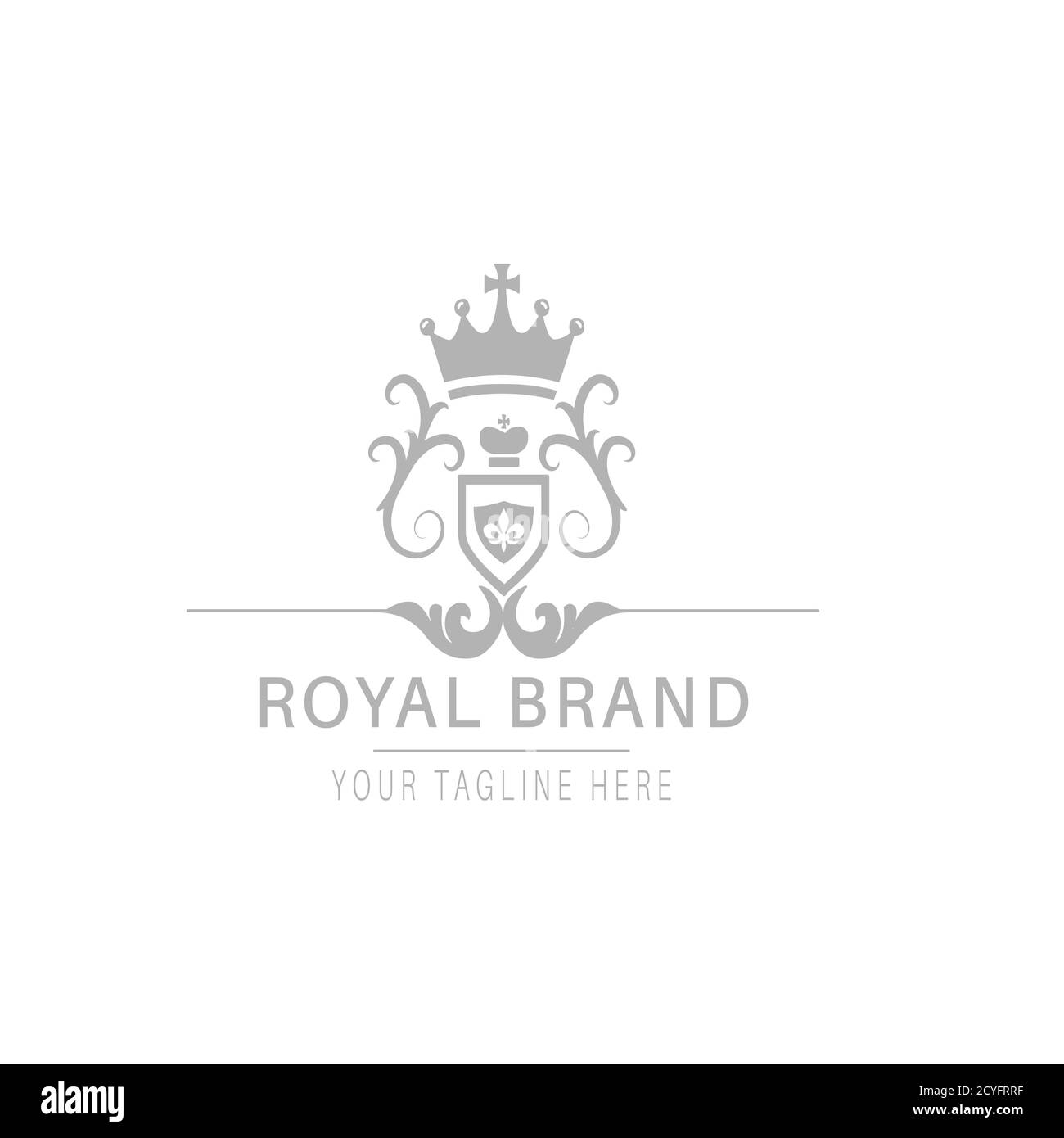 Royal brand illustration vector design for company and business royal ...