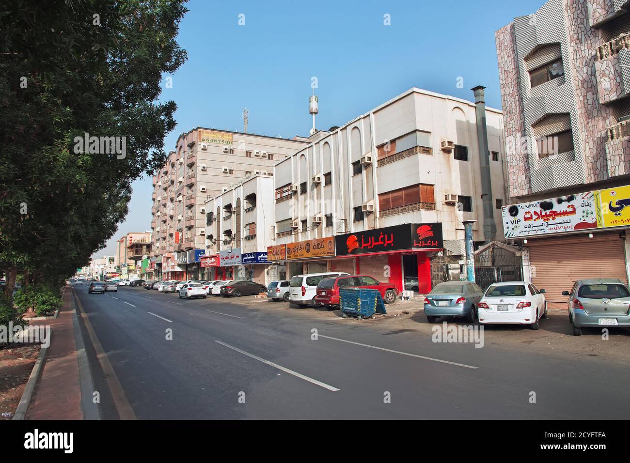 The street in Jeddah city, Saudi Arabia Stock Photo - Alamy