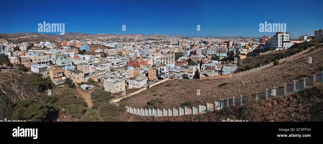 The panoramic view of Abha city, Saudi Arabia Stock Photo - Alamy