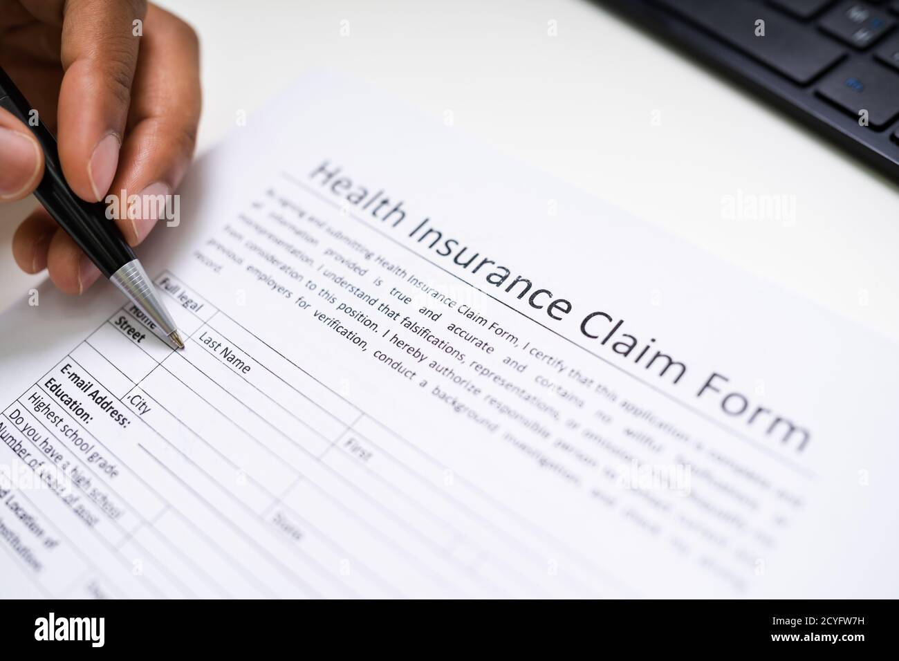 Insurance claim documents hi-res stock photography and images - Alamy