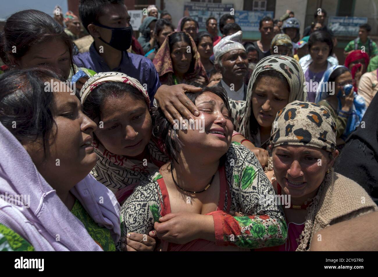 Nepalese woman crying hi-res stock photography and images - Alamy