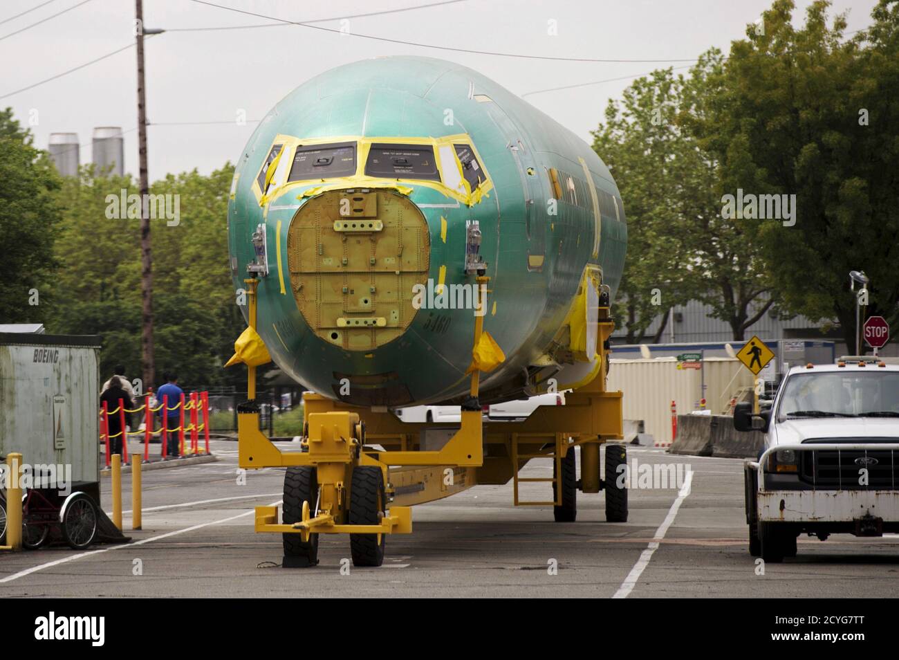 Boeing 737 airplane factory hi-res stock photography and images - Alamy