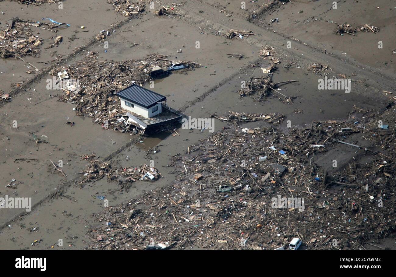 Japanese tsunami aerial hi-res stock photography and images - Alamy