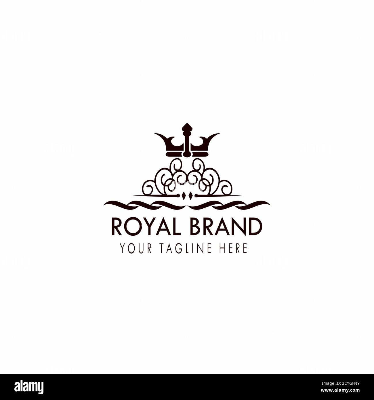 Royal brand illustration vector design for company and business royal ...