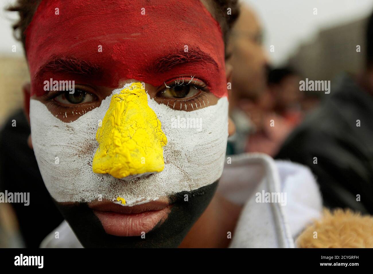 Painted egypt flag hi-res stock photography and images - Alamy