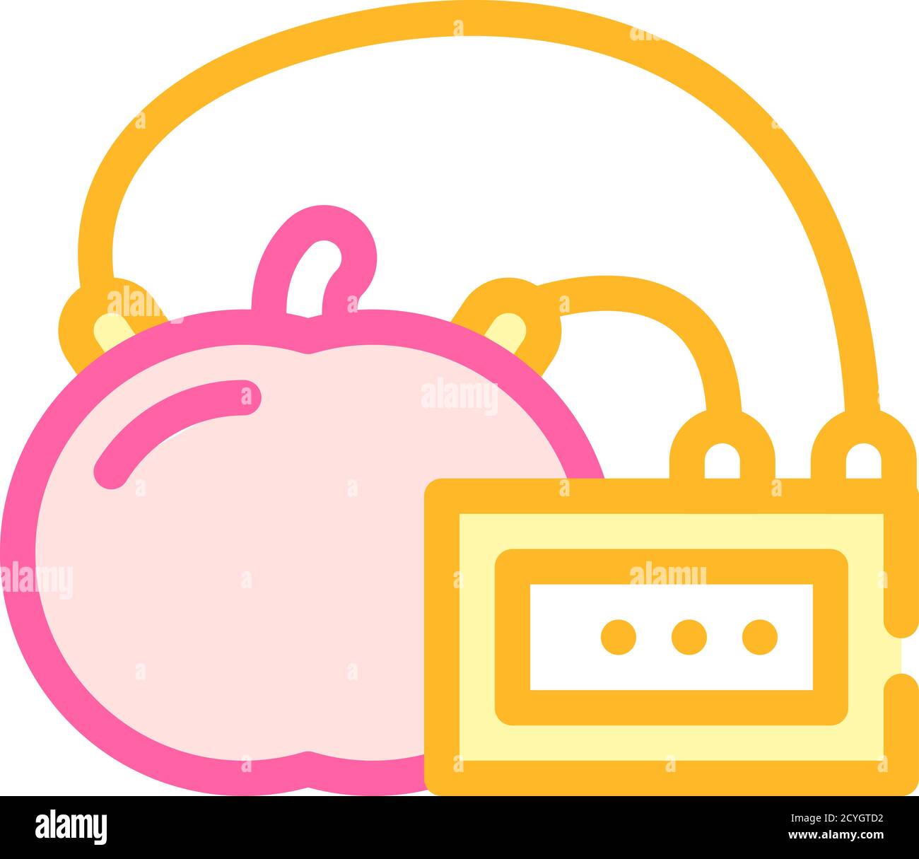 apple battery color icon vector color illustration Stock Vector Image ...