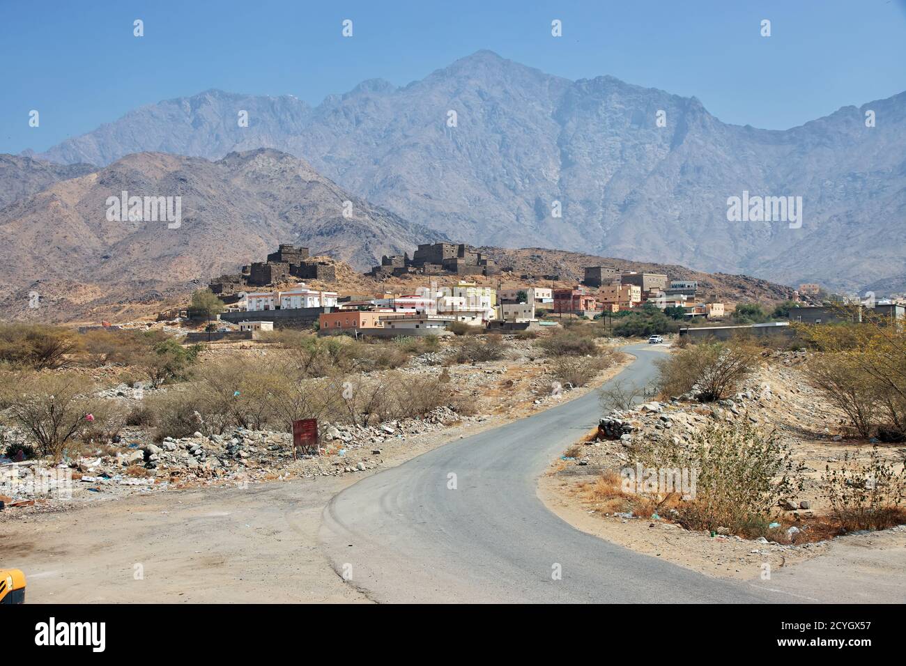 The arab village close Al Bahah, Saudi Arabia Stock Photo - Alamy