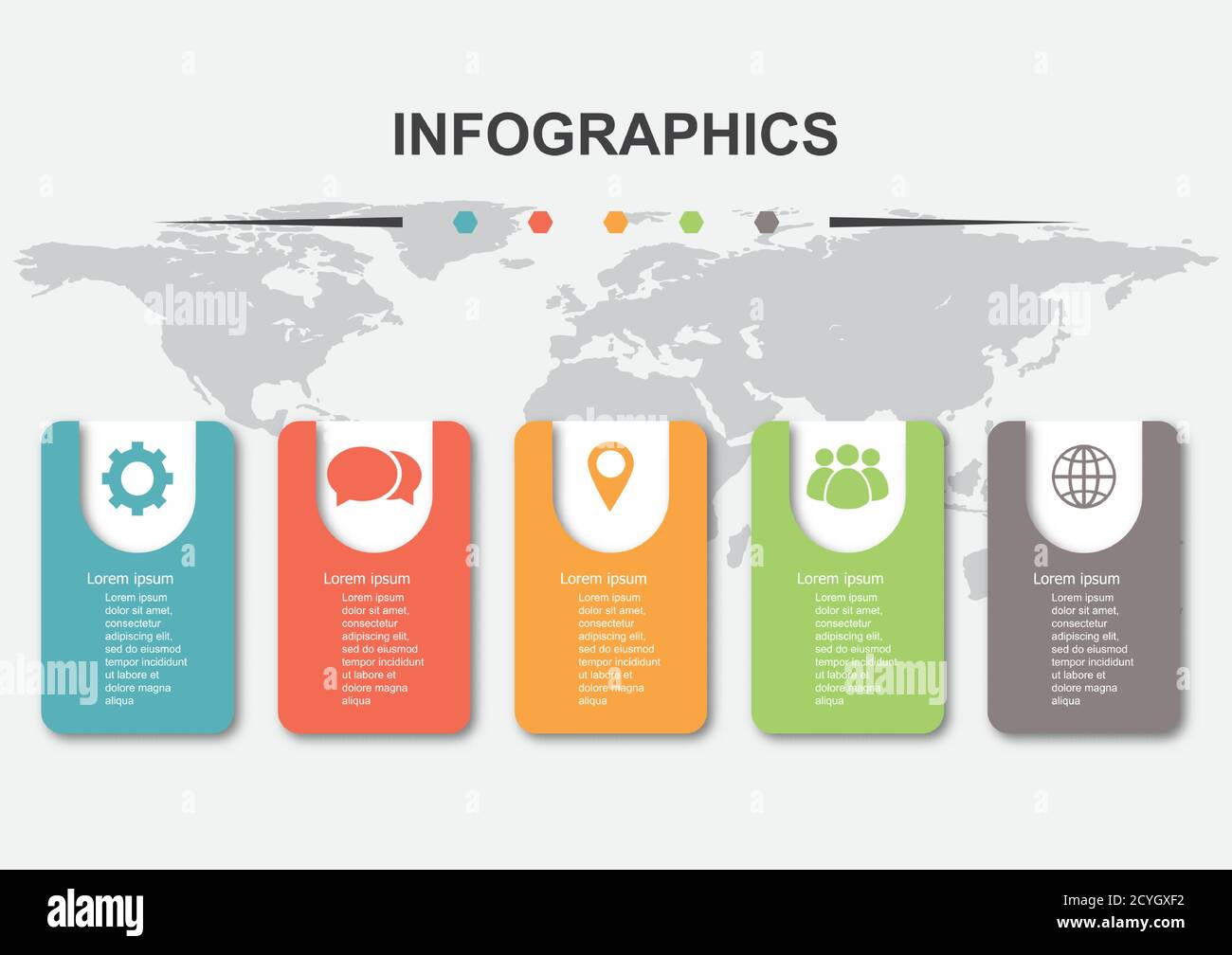Infographic 5 elements hi-res stock photography and images - Alamy
