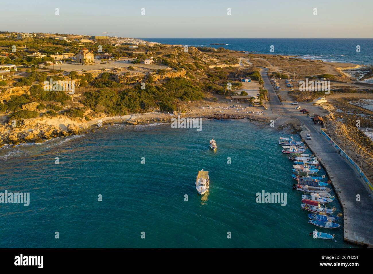 Aerial view st georges harbour cyprus hi-res stock photography and ...