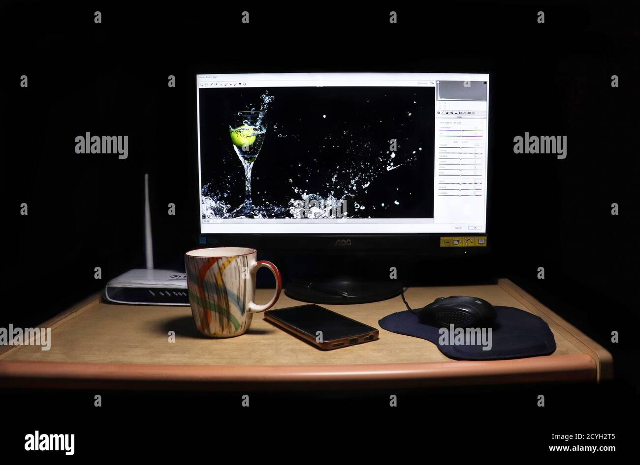 desktop stock photo Stock Photo - Alamy