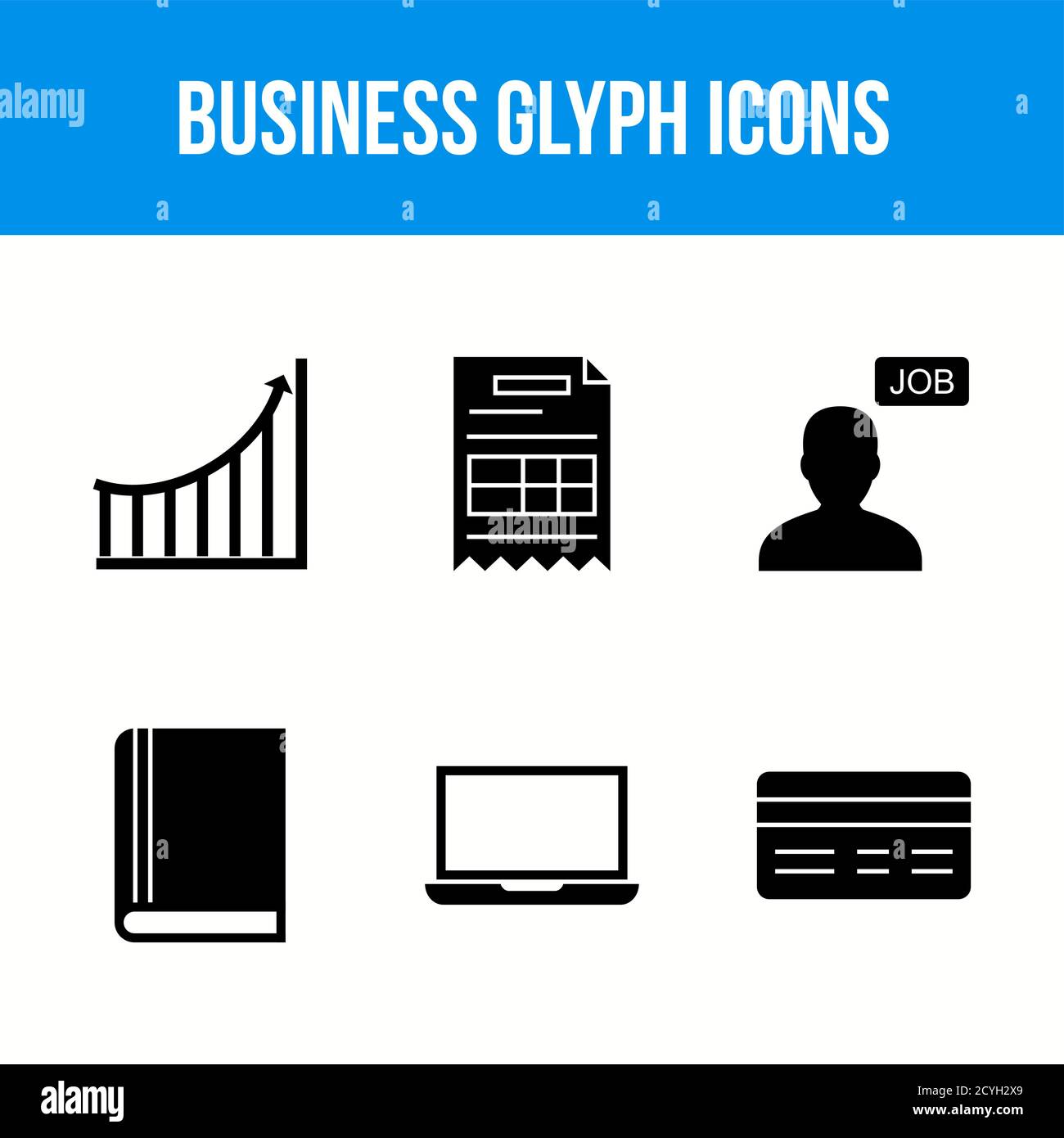 Beautiful 6 icons pack of business vector icons Stock Vector Image ...