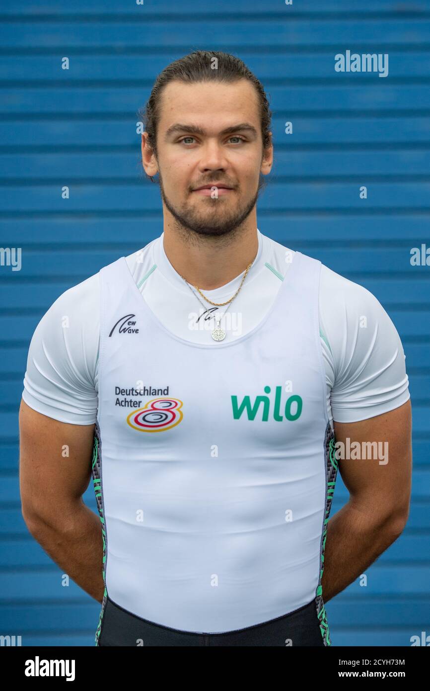 Paul GEBAUER, rowing, presentation Germany-foursome without helmsman ...