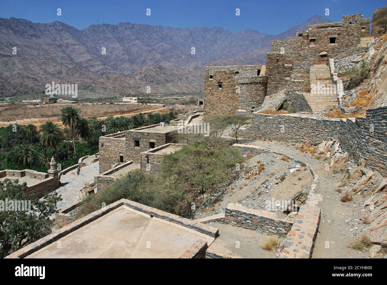 The historic village Al Ain, Saudi Arabia Stock Photo - Alamy