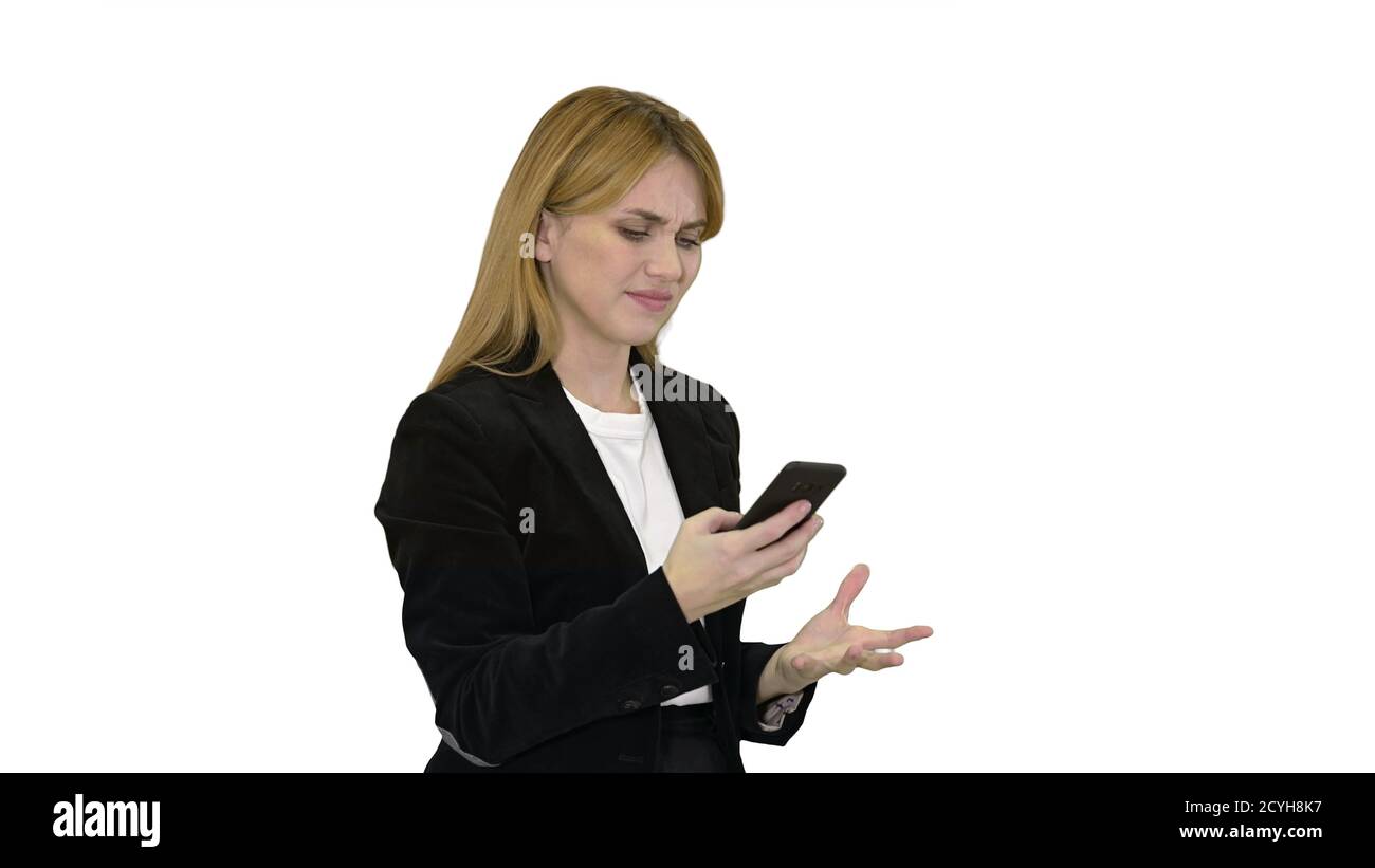 Woman smartphone bad posture hi-res stock photography and images - Alamy