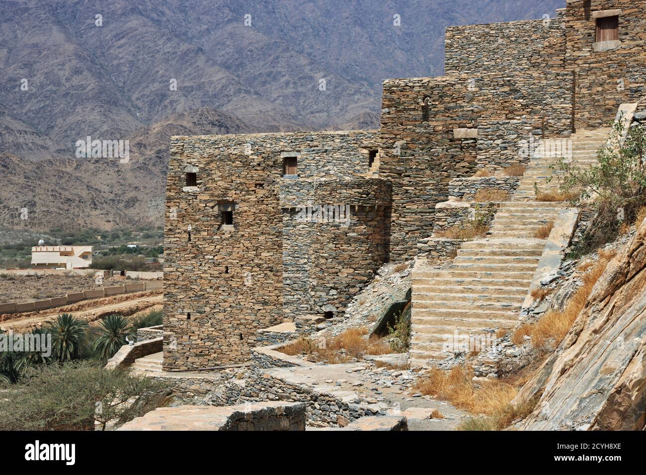 The historic village Al Ain, Saudi Arabia Stock Photo - Alamy