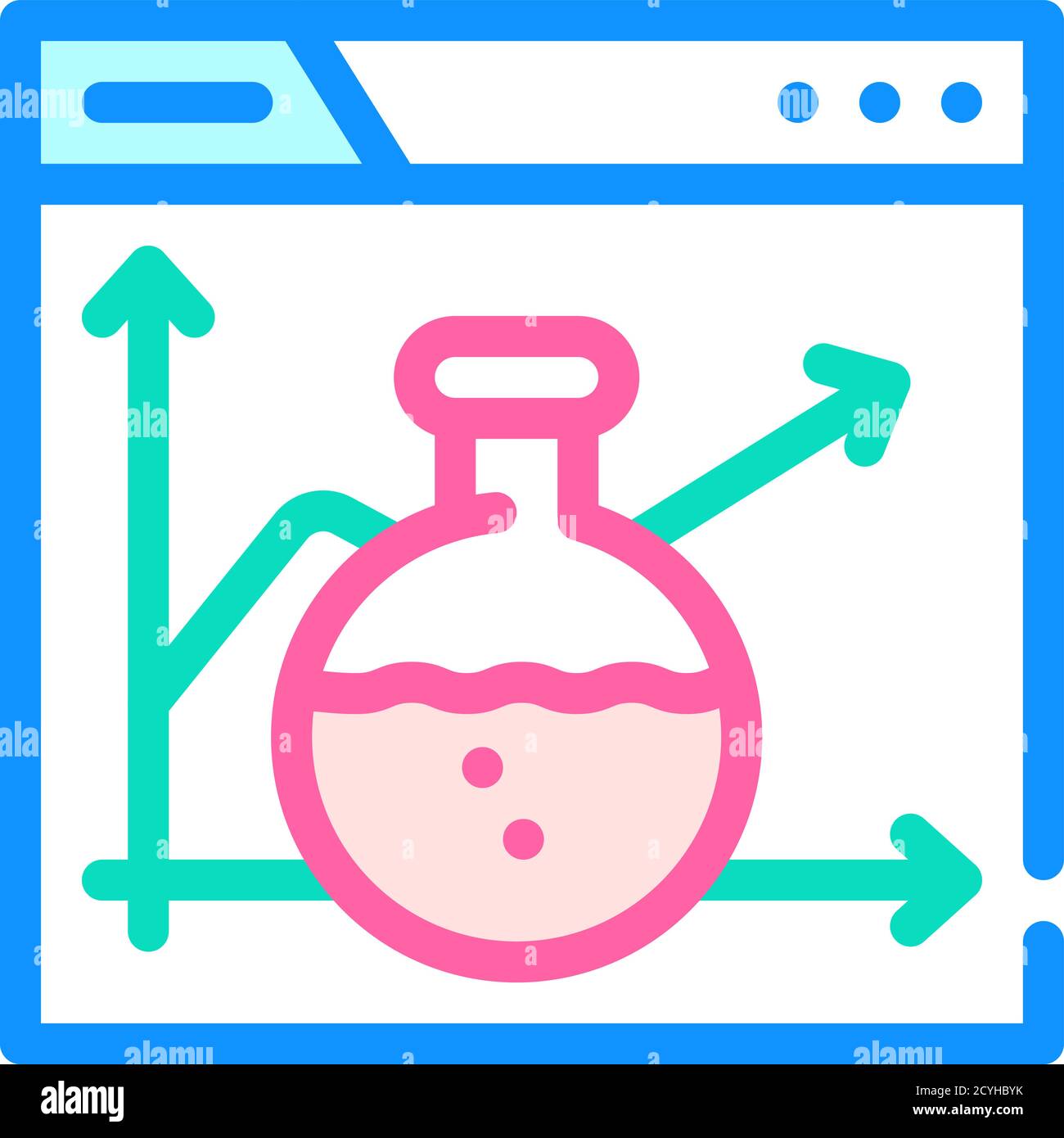 Laboratory Seo Optimization Color Icon Vector Illustration Stock Vector Image And Art Alamy