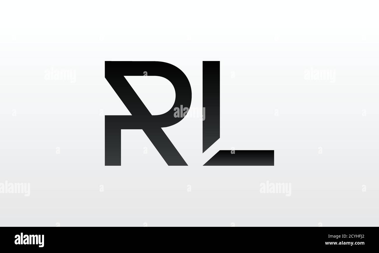 Initial rl letter logo with creative modern business typography vector template. Creative letter ...