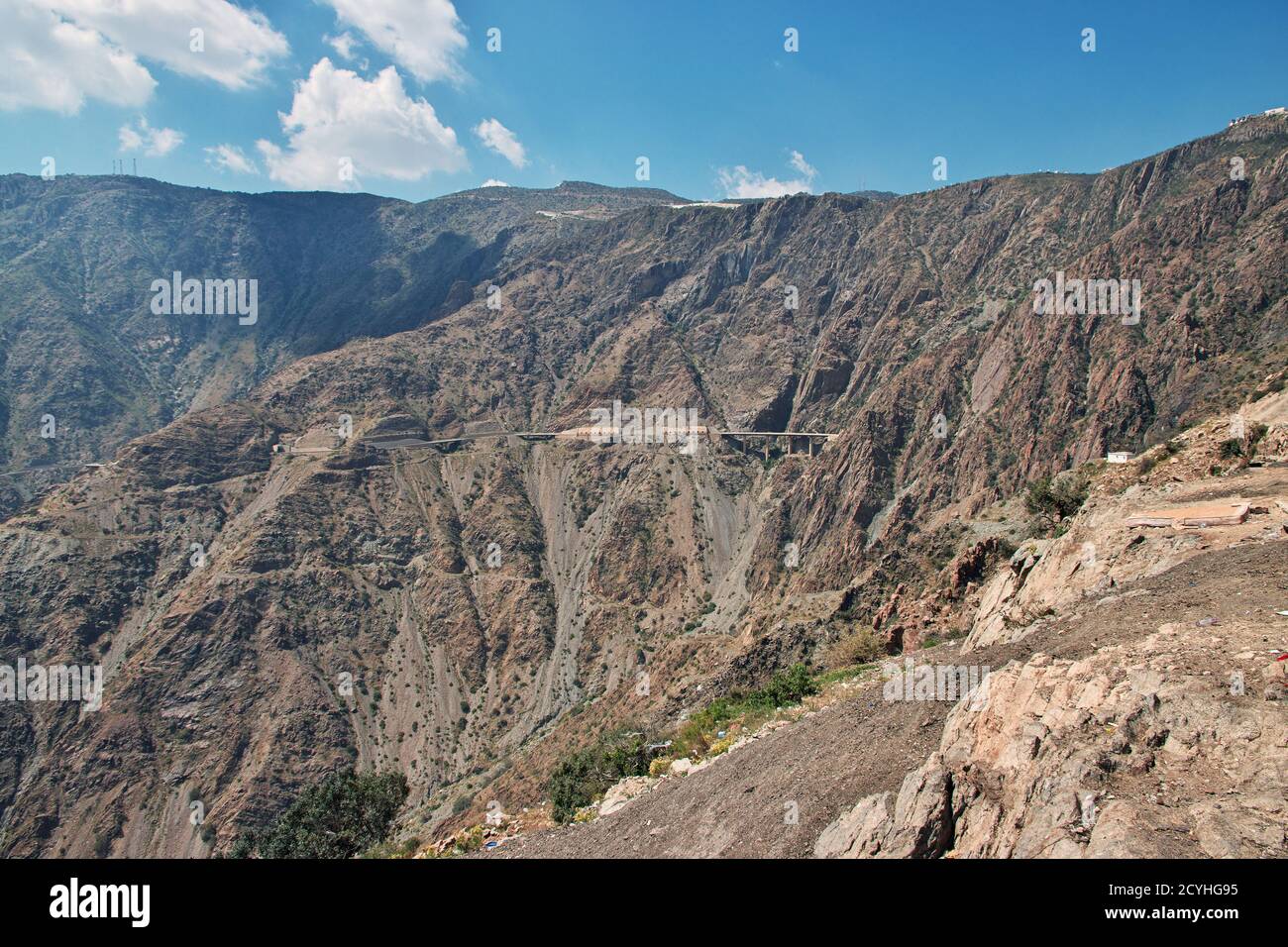 Nature of Hejaz Mountains close Taif city in Makkah Province Saudi ...