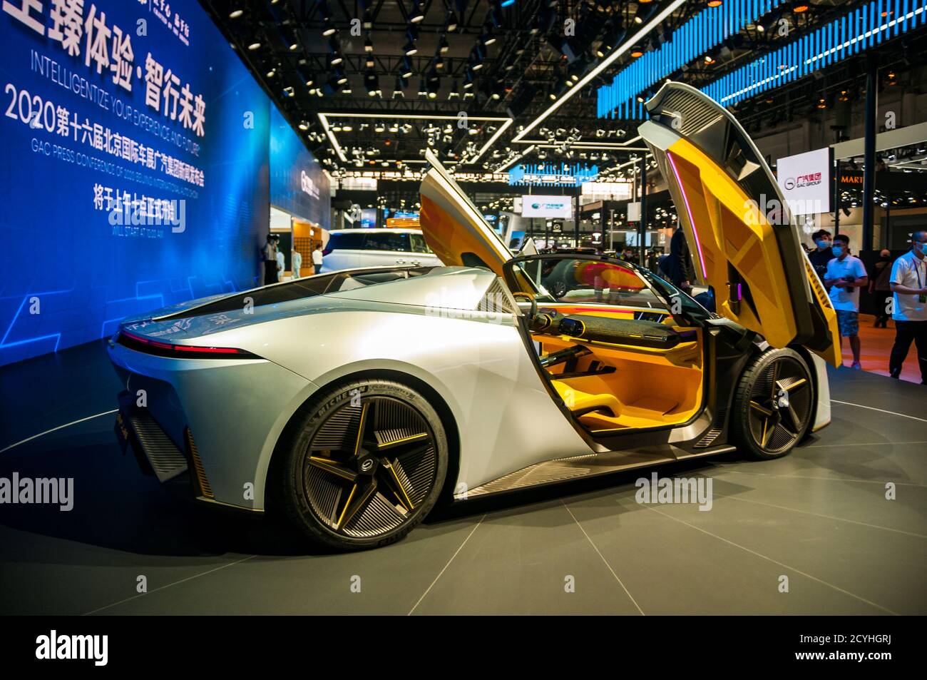 GAC Enpulse sports cars concept seen at the 2020 Beijing Auto Show ...