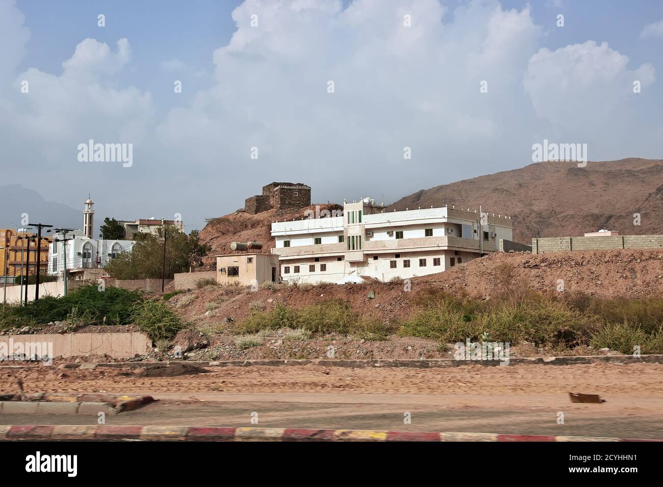 The small village in Hejaz Mountains, Makkah Province, Saudi Arabia ...