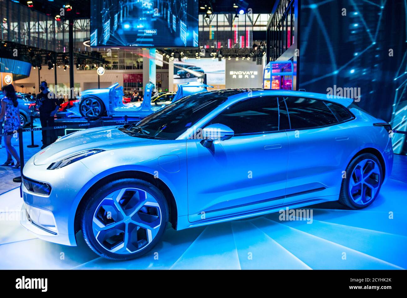 Lynk & Co Zero concept for an EV car seen at the 2020 Beijing Auto Show ...