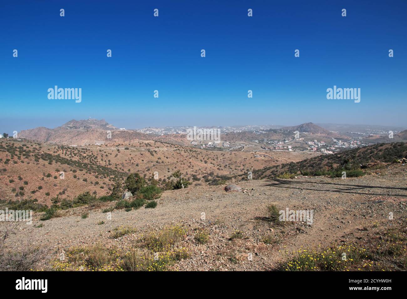 Nature of Hejaz Mountains close Taif city in Makkah Province Saudi ...