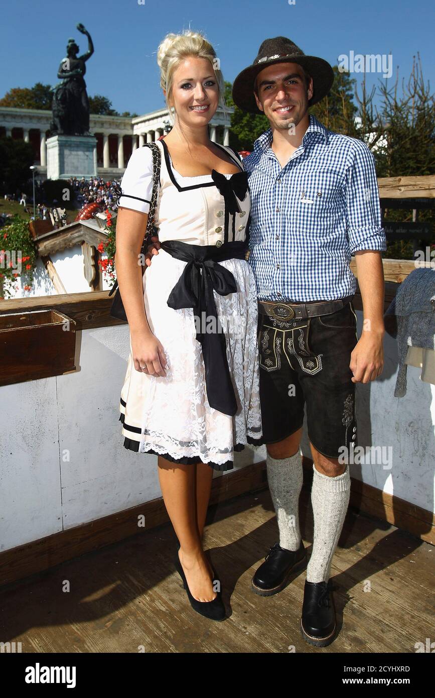 Philipp lahm and wife claudia hi-res stock photography and images - Alamy