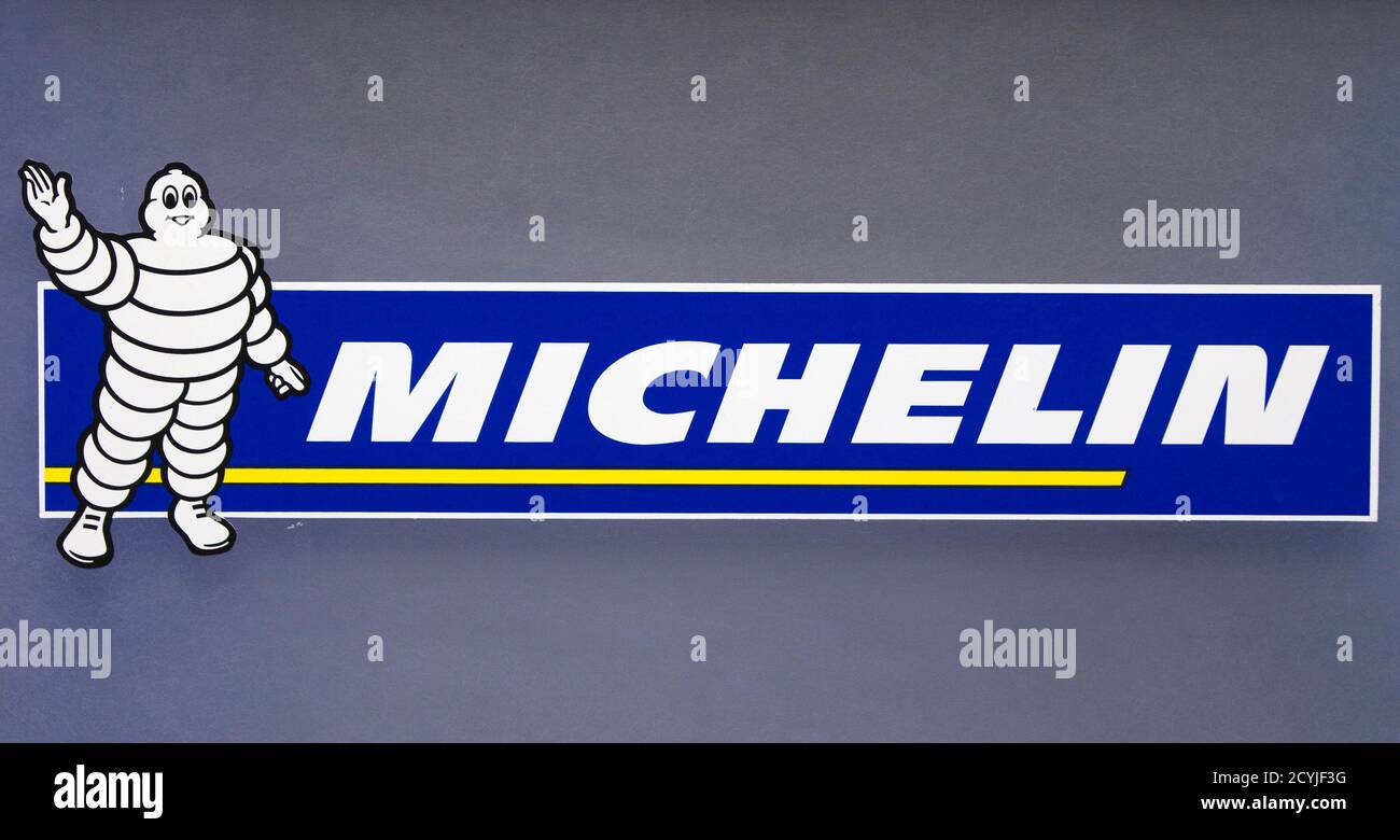The michelin man logo hi-res stock photography and images - Alamy