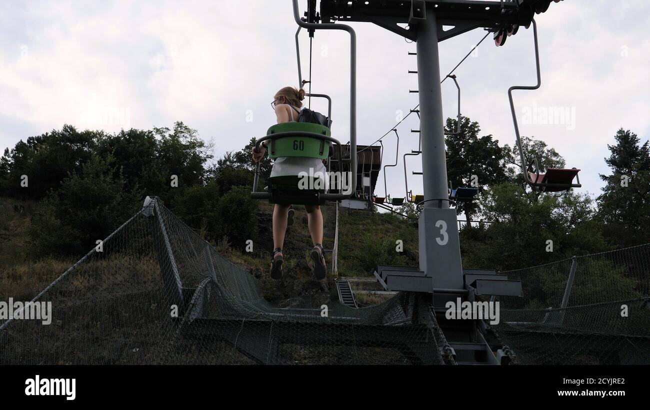 Cable cab in the Park Stock Photo - Alamy