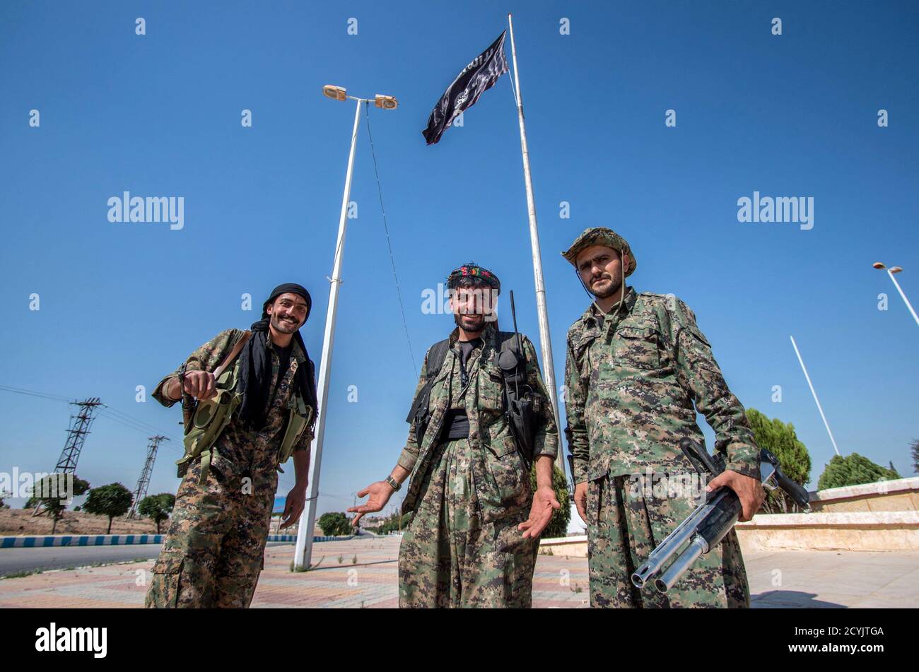 Ypg flag hi-res stock photography and images - Alamy