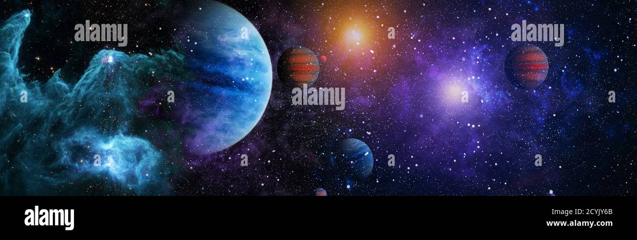 Incredibly beautiful galaxy in outer space. Billions of galaxies in the ...