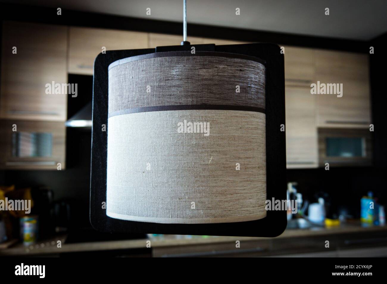 Closeup shot of a textured lamp Stock Photo - Alamy